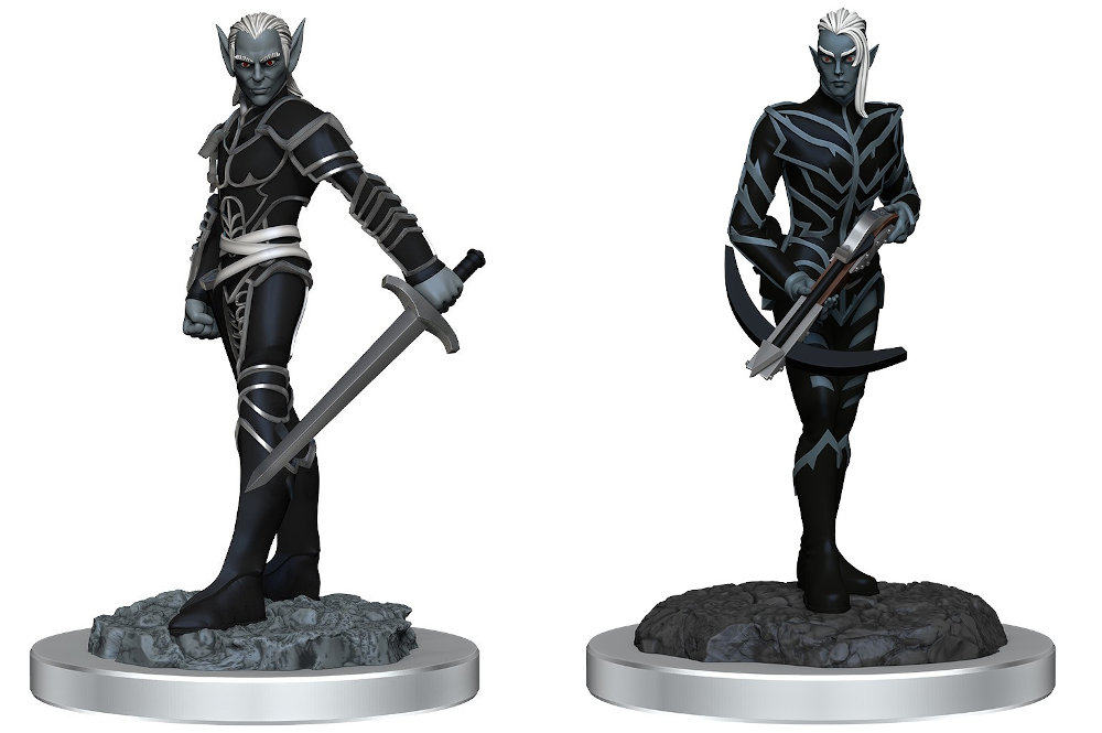 Figurka D&D - Drow Fighters - Unpainted (Dungeons & Dragons: Nolzur's ...