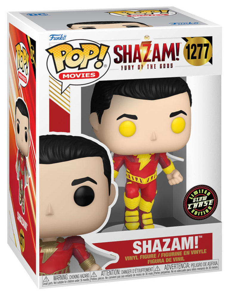 Shazam: Fury of the Gods - Shazam (Limited GLOW CHASE Edition) POP ...
