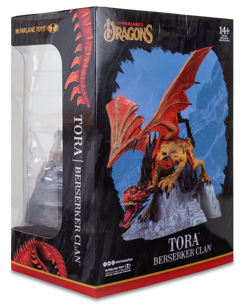 McFarlane's Dragons - Series 8: Tora Berserker Clan PVC Statue ...