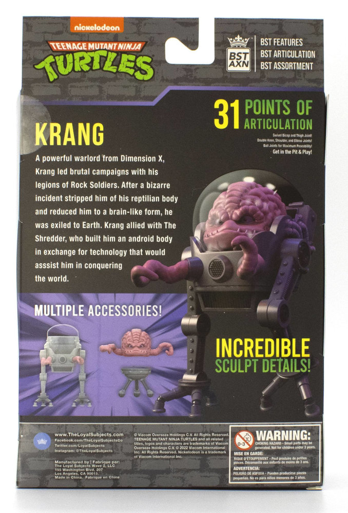 Teenage Mutant Ninja Turtles - Krang with Bubble Walker akční figurka ...