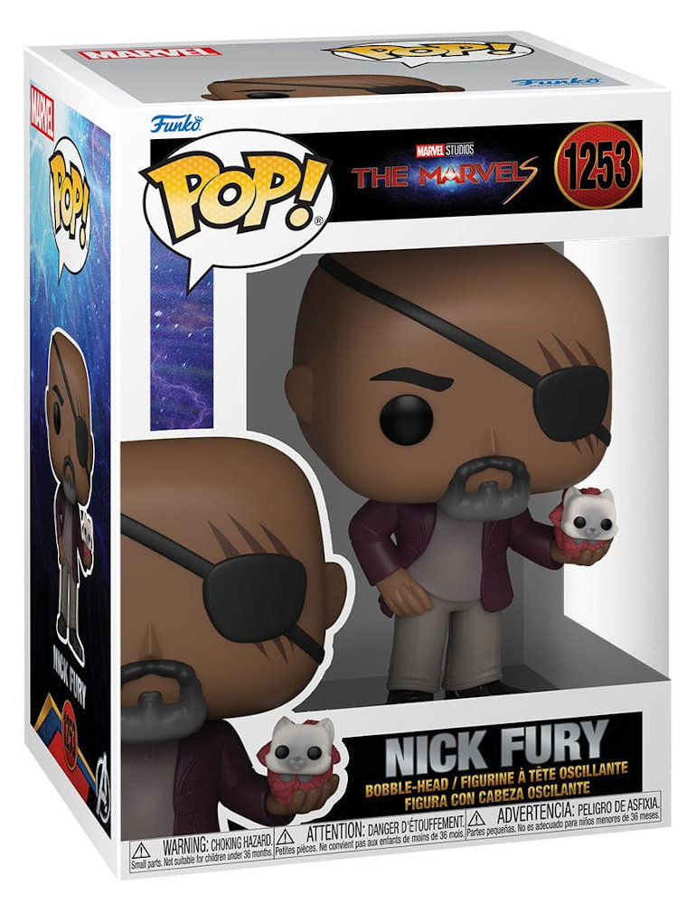 The Marvels - Nick Fury POP Vinyl Bobble-Head Figure | Minotaur.cz
