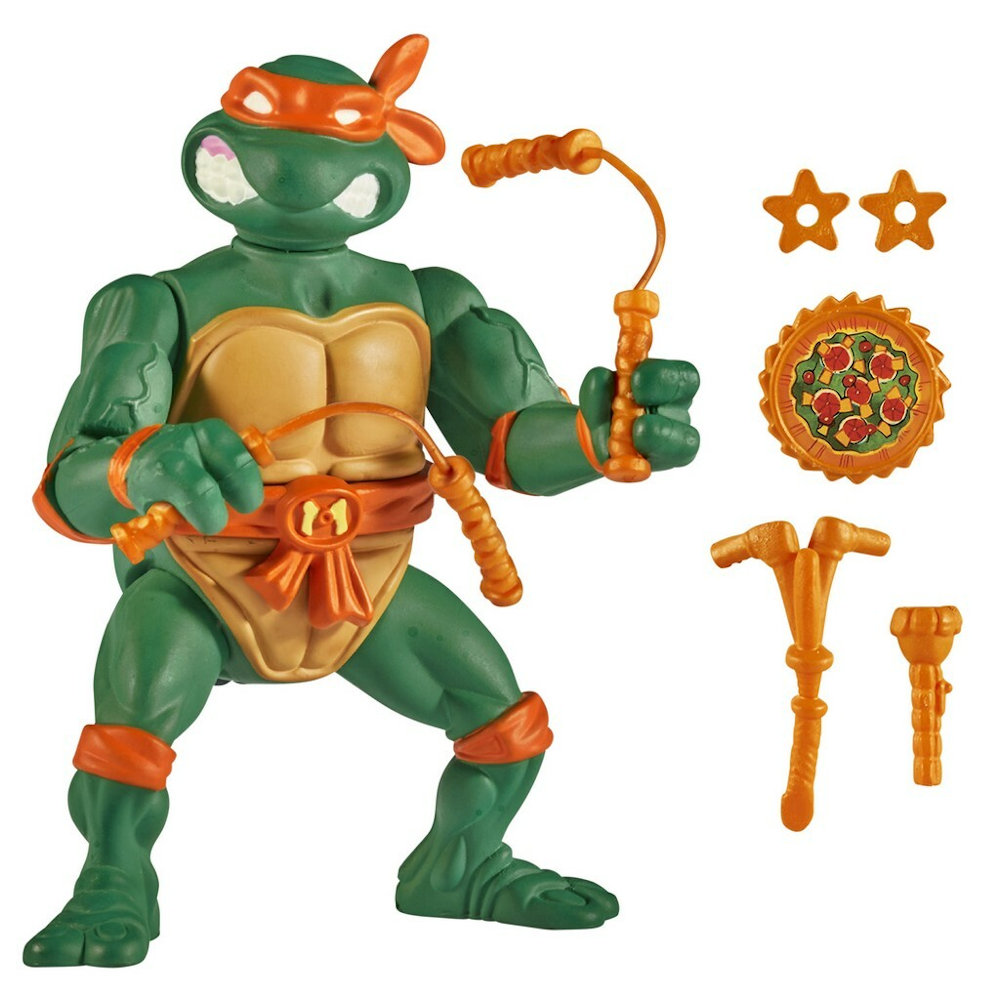 Teenage Mutant Ninja Turtles - Classic Michelangelo with Storage Shell ...