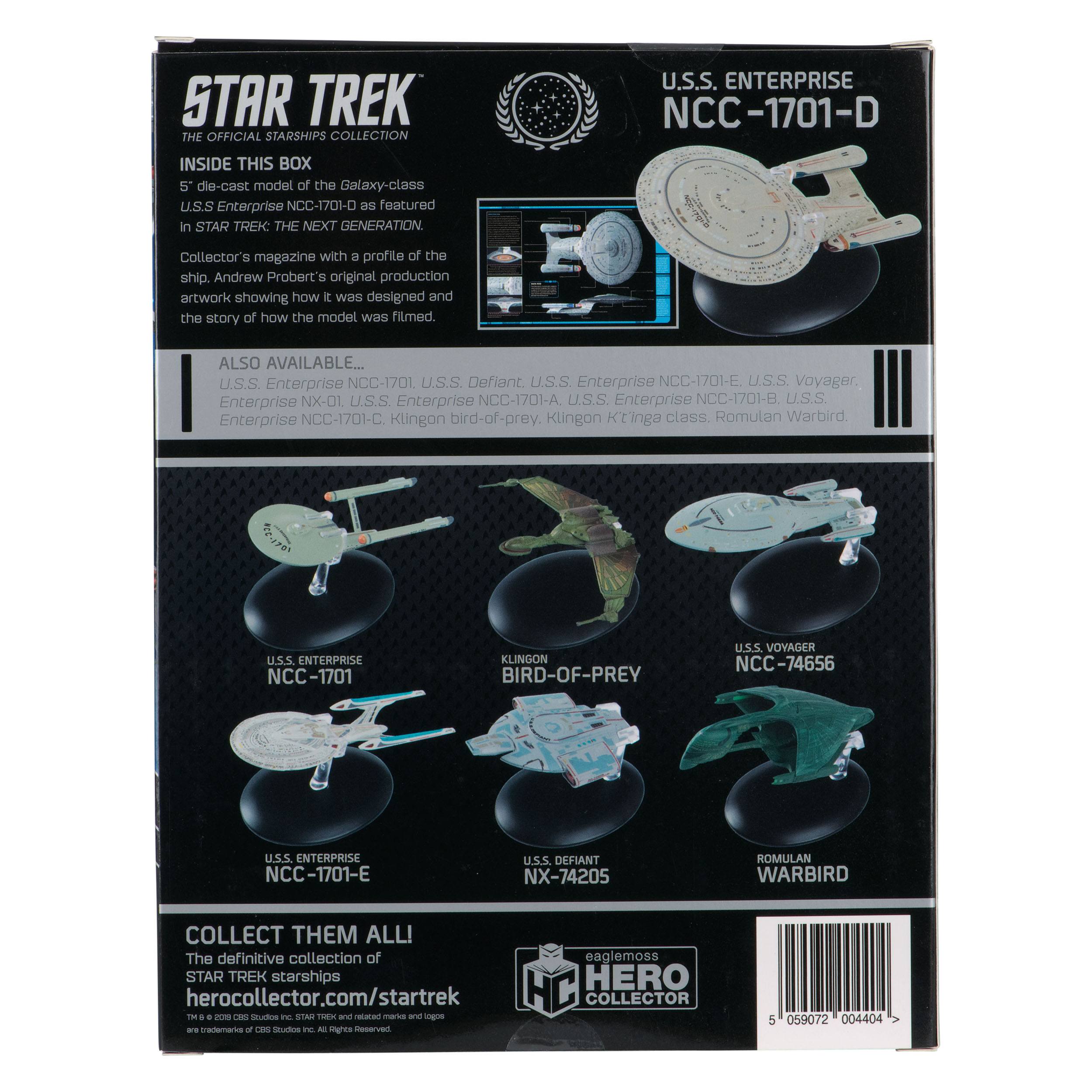 Star Trek: The Next Generation - U.S.S. Enterprise NCC-1701-D Diecast ...